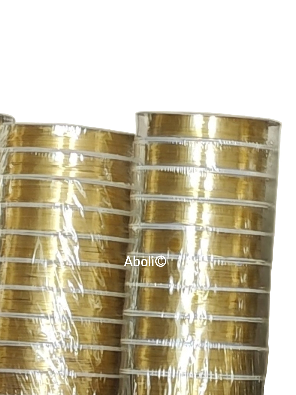0.5 mm metal beading wire golden jewellery wire naked dead soft CW5GG ...